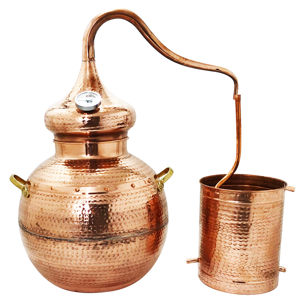 8 Gallon Copper Moonshine Still - Copper Wine Art