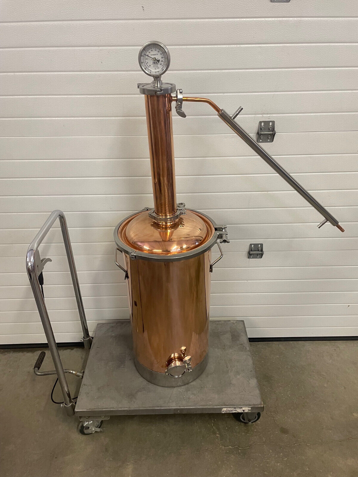 Solid Copper Pot Still 13 Gallon 3" Triclamp Moonshine Distiller ...