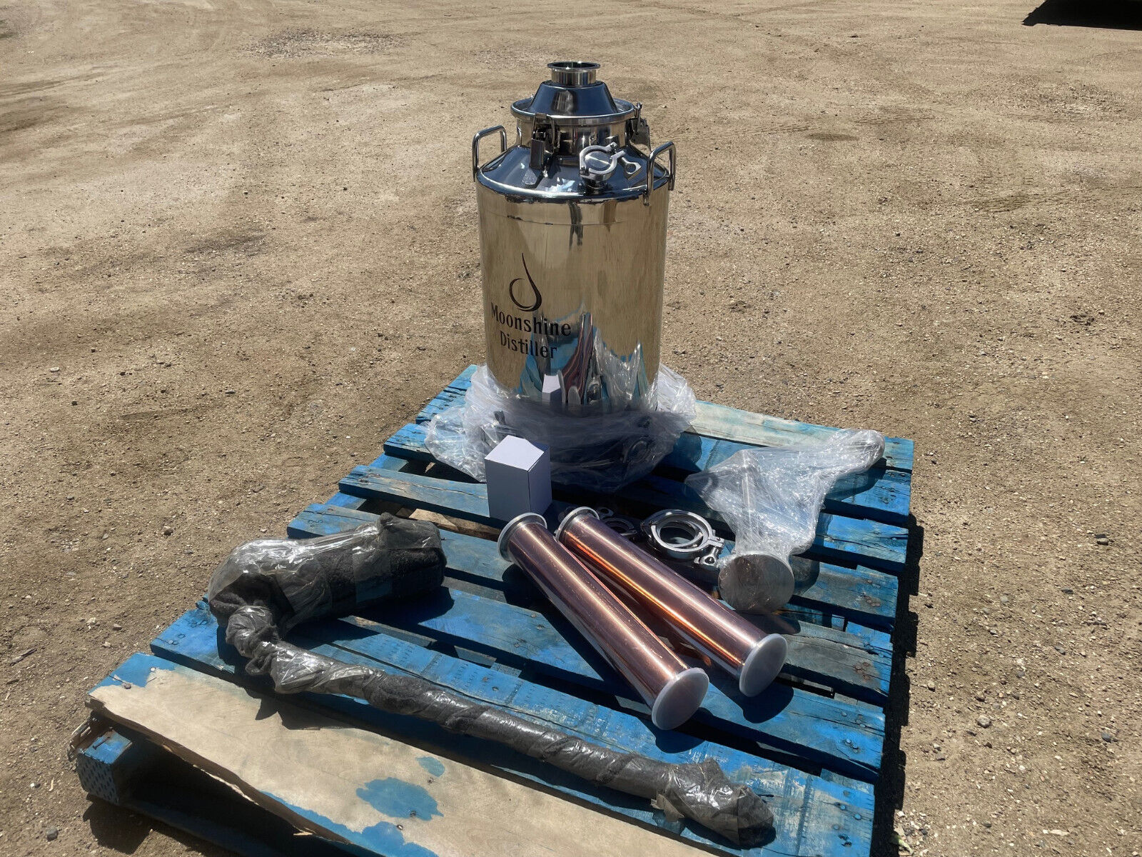 3 inch Stainless Steel Copper 13 gallon (50L) Large Reflux Still Home ...